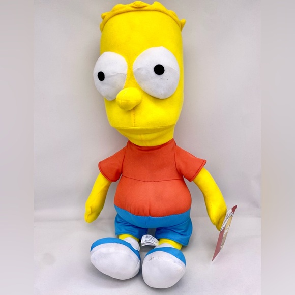 The Simpsons | Toys | The Simpsons Bart Plush Toy Factory Stuffed Doll ...